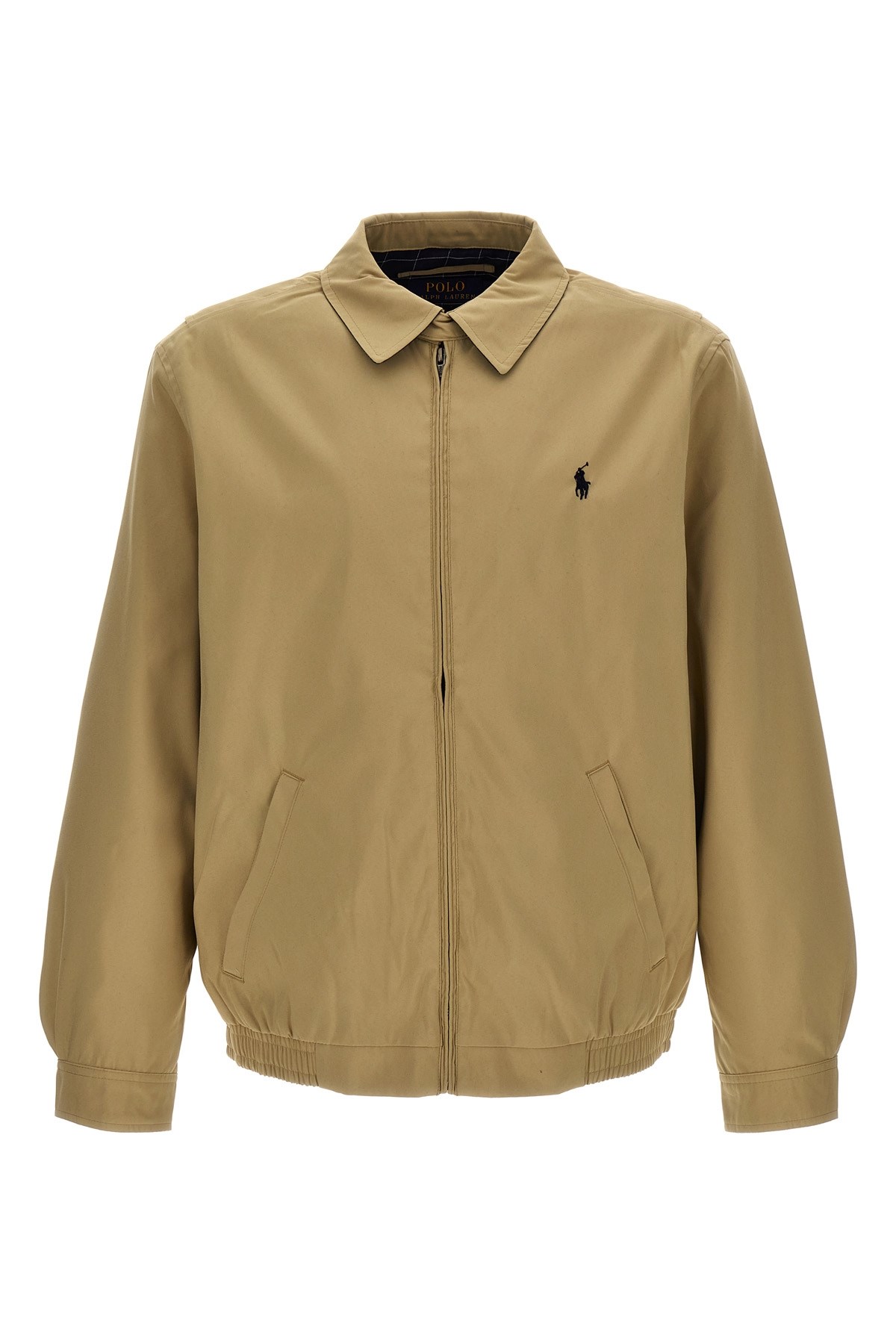 Polo Ralph Lauren Logo Jacket Casual Jackets And Parka Beige | ModeSens